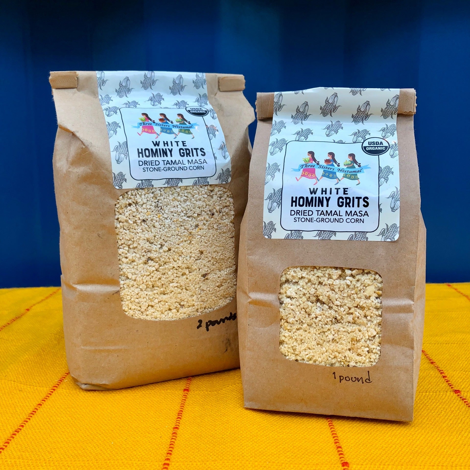 Organic White Hominy Grits