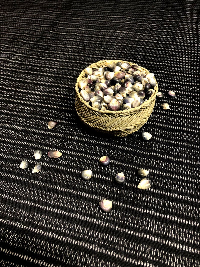 how to cook dry blue corn