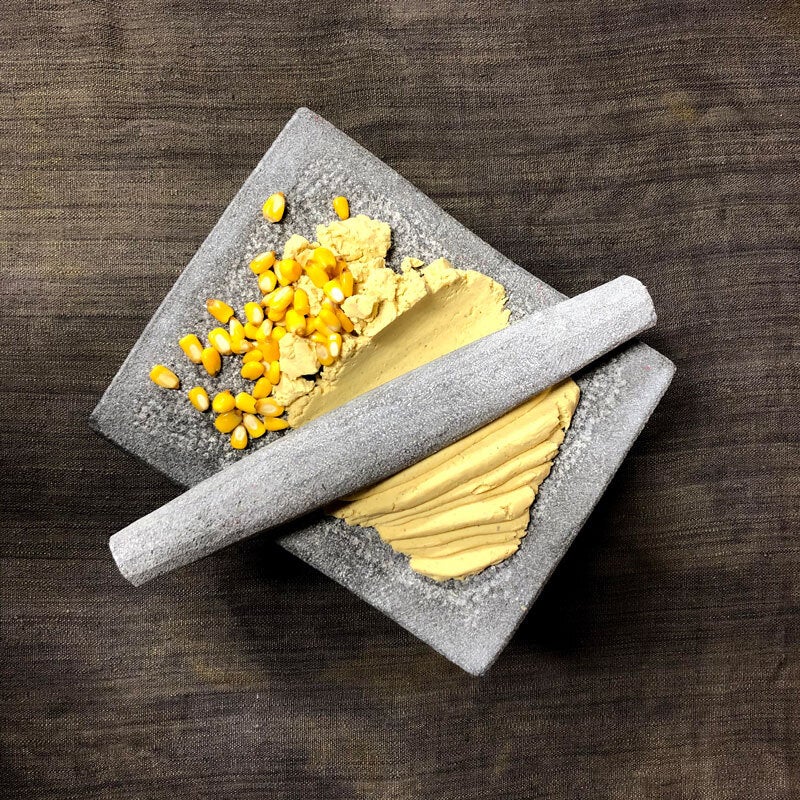 Finely-ground Yellow Corn Fresh Masa | Three Sisters Nixtamal