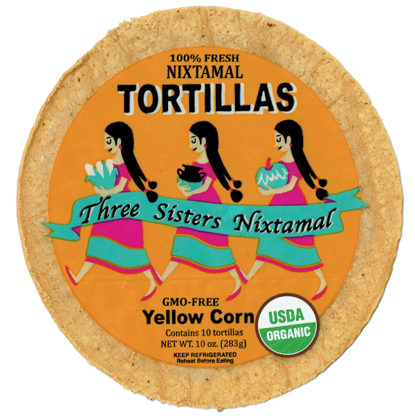 6" Yellow Corn Tortillas | Three Sisters Nixtamal